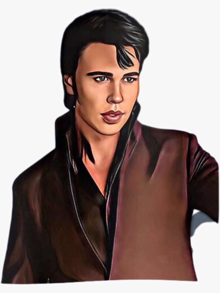"Austin Butler Elvis Lover" Sticker for Sale by TeeTunes | Redbubble