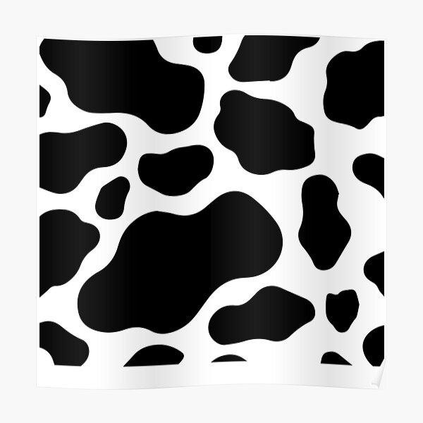 "Cow print" Poster for Sale by Avnitaphoria | Redbubble