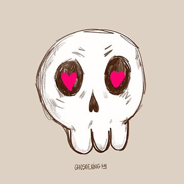 "loving bones" Sticker for Sale by ghostieking | Redbubble
