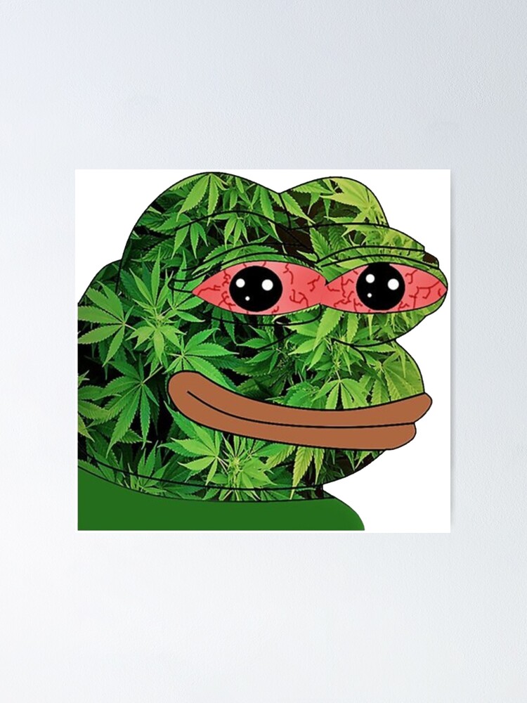 "High pepe the frog - Funny" Poster for Sale by Sxrillout | Redbubble