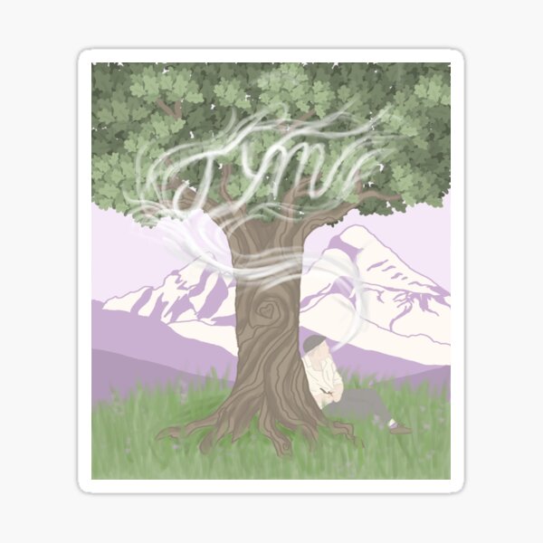 "Tree design with JYM instead" Sticker for Sale by CryptidCorvid ...