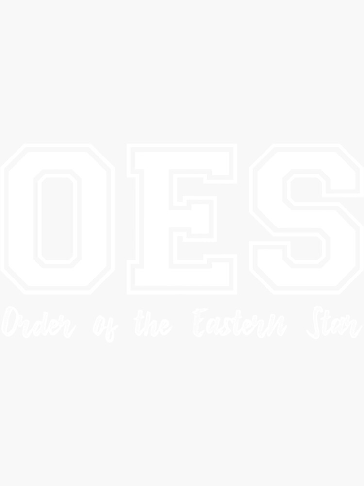"Womens OES design for Women Order of the Eastern Star " Sticker for ...