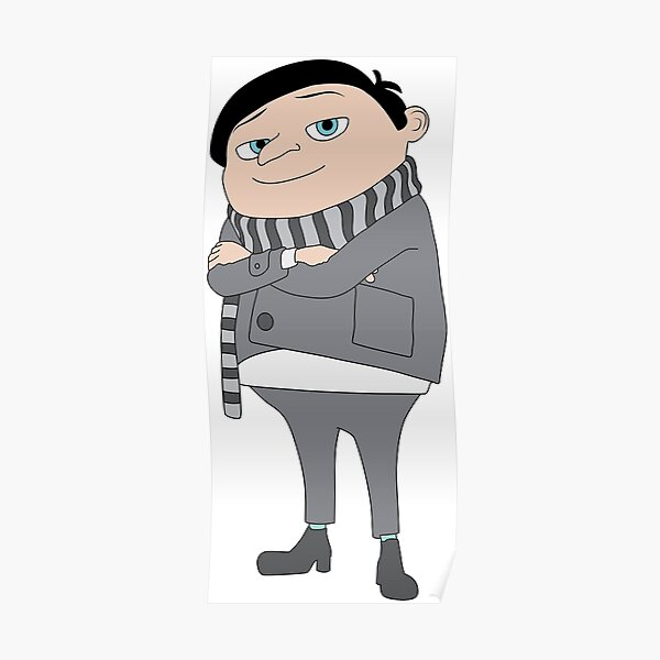 "Young Gru" Poster for Sale by OrakArt | Redbubble