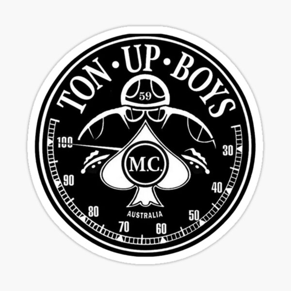 "TON UP - UNISEX " Sticker for Sale by AngelaCiccone06 | Redbubble