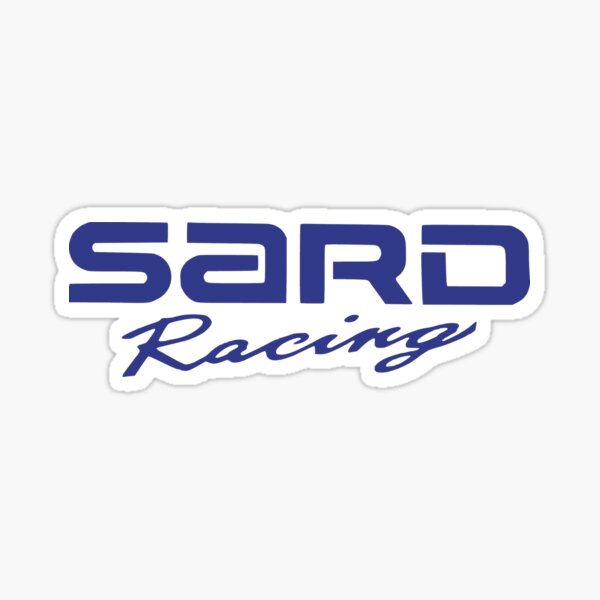 "Classy Sard Racing Design" Sticker for Sale by onertsa | Redbubble