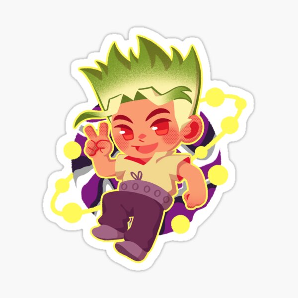 "Space Ace Senku" Sticker for Sale by Niansue | Redbubble