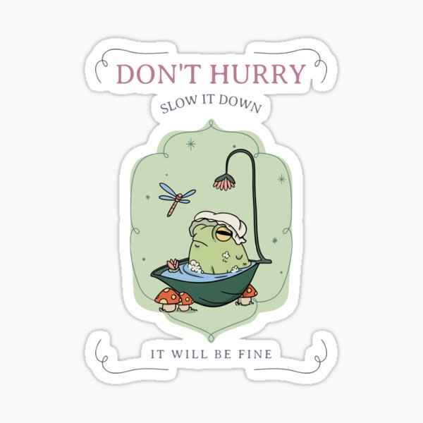 "slow down" Sticker for Sale by zupperman | Redbubble