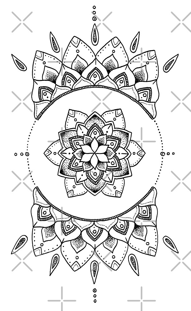 "Mandala Crown" by georgiamason | Redbubble