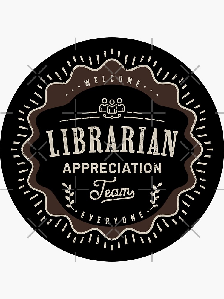 "Library Appreciation" Sticker for Sale by geek-updated | Redbubble