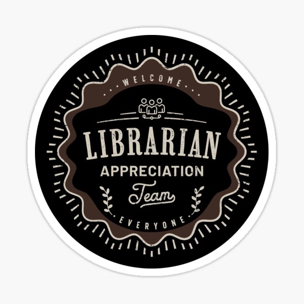 "Library Appreciation" Sticker for Sale by geek-updated | Redbubble