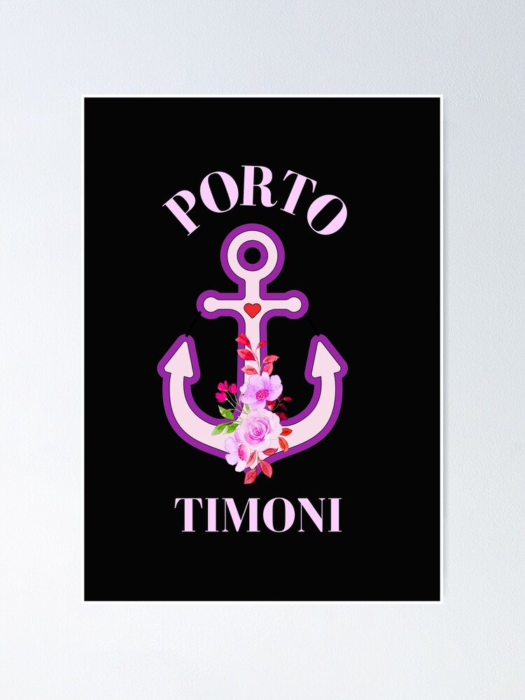 "Porto Timoni anchor logo" Poster for Sale by TheRightHonMP | Redbubble