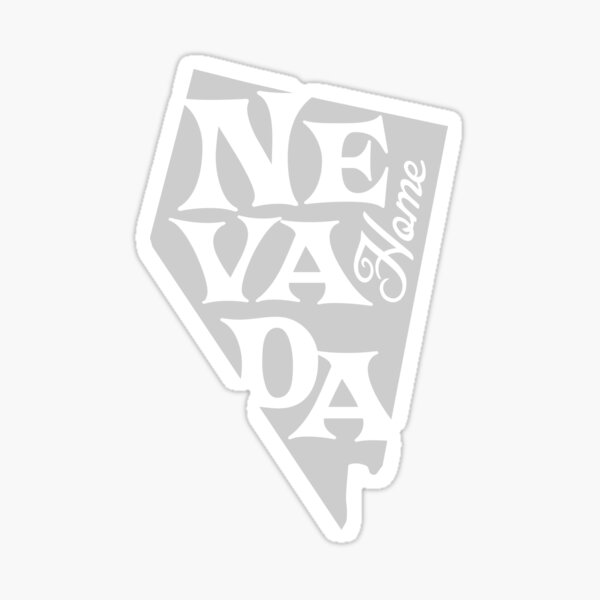 "Nevada Map State" Sticker for Sale by Yeaha | Redbubble