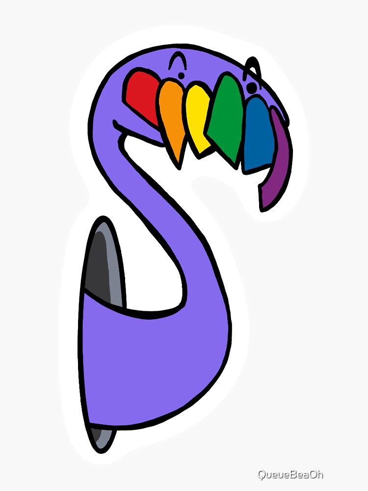 "Toofus Doofus: The Gay One" Sticker for Sale by QueueBeaOh | Redbubble