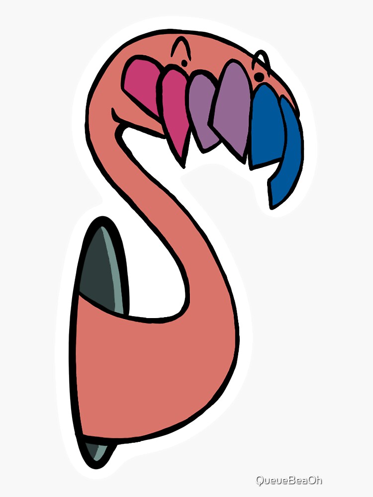 "Toofus Doofus: The Bi One" Sticker for Sale by QueueBeaOh | Redbubble
