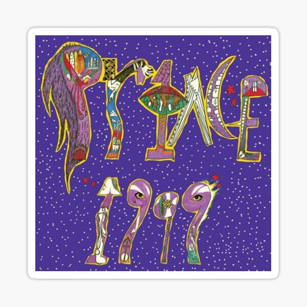 "Prince - 1999" Sticker for Sale by brendawhitley | Redbubble