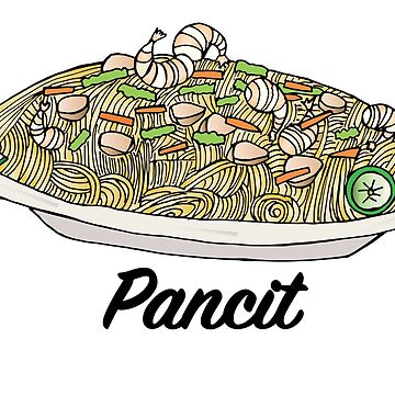 "Pancit" Sticker for Sale by pilipinosticker | Redbubble