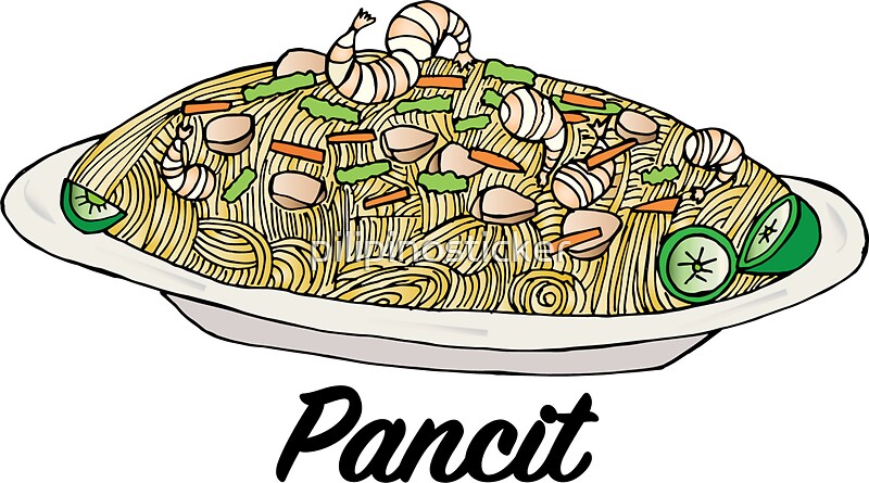 "Pancit" Stickers by pilipinosticker | Redbubble