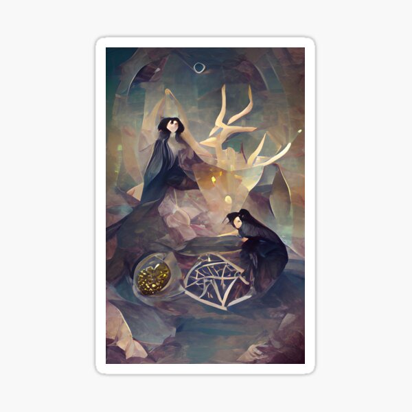 "Night of the Witch" Sticker for Sale by kathypegel | Redbubble