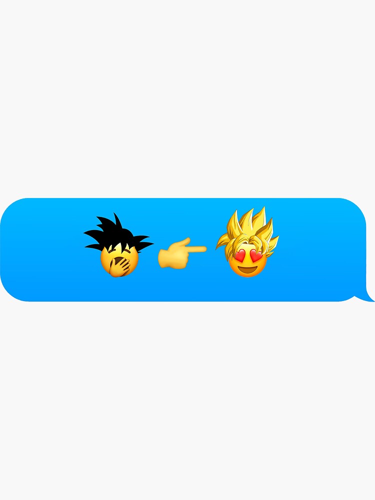"Dragon Ball Super Saiyan Text Bubble" Sticker for Sale by UpField ...