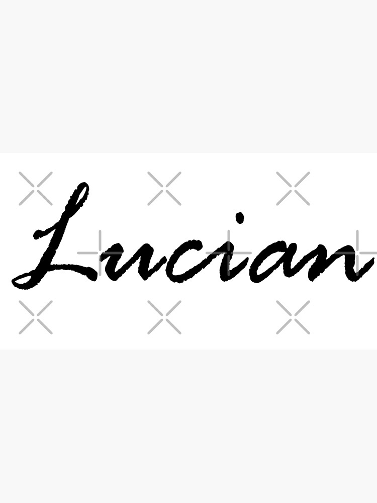 Lucian custom name Premium Matte Vertical Poster sold by Anthony Magana ...