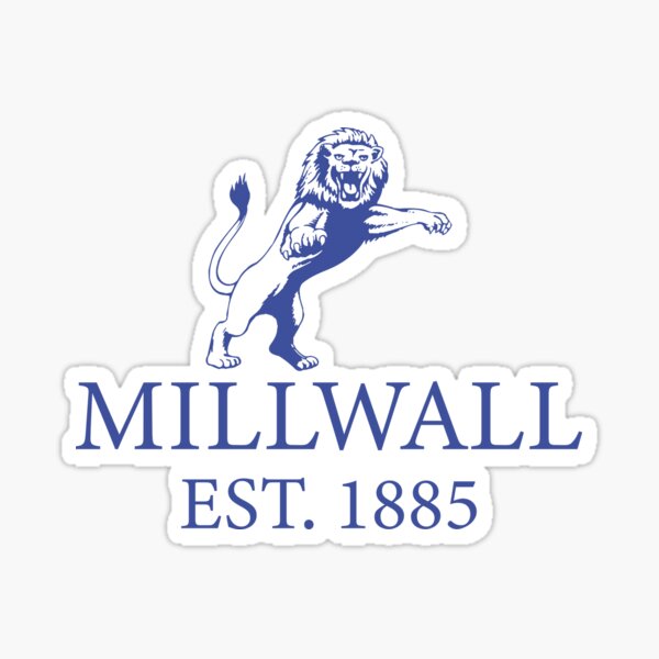 "Millwall 1885" Sticker for Sale by Footarts | Redbubble