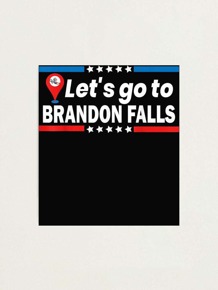 "Lets go to Brandon Falls Historical Landmark On Map" Photographic ...