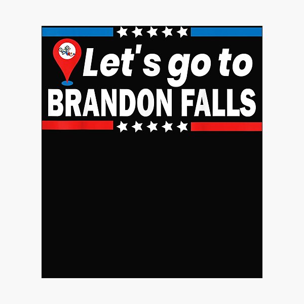 "Lets go to Brandon Falls Historical Landmark On Map" Photographic ...