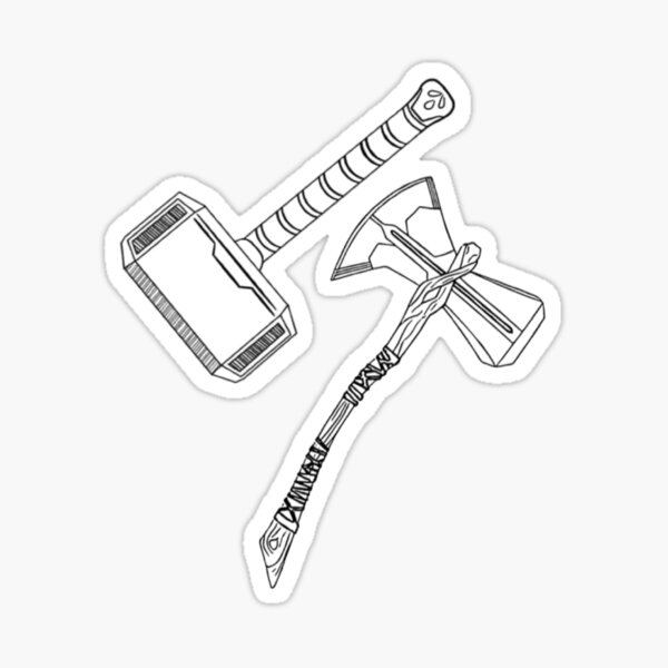 "Hammers" Sticker for Sale by MIllustrations9 | Redbubble