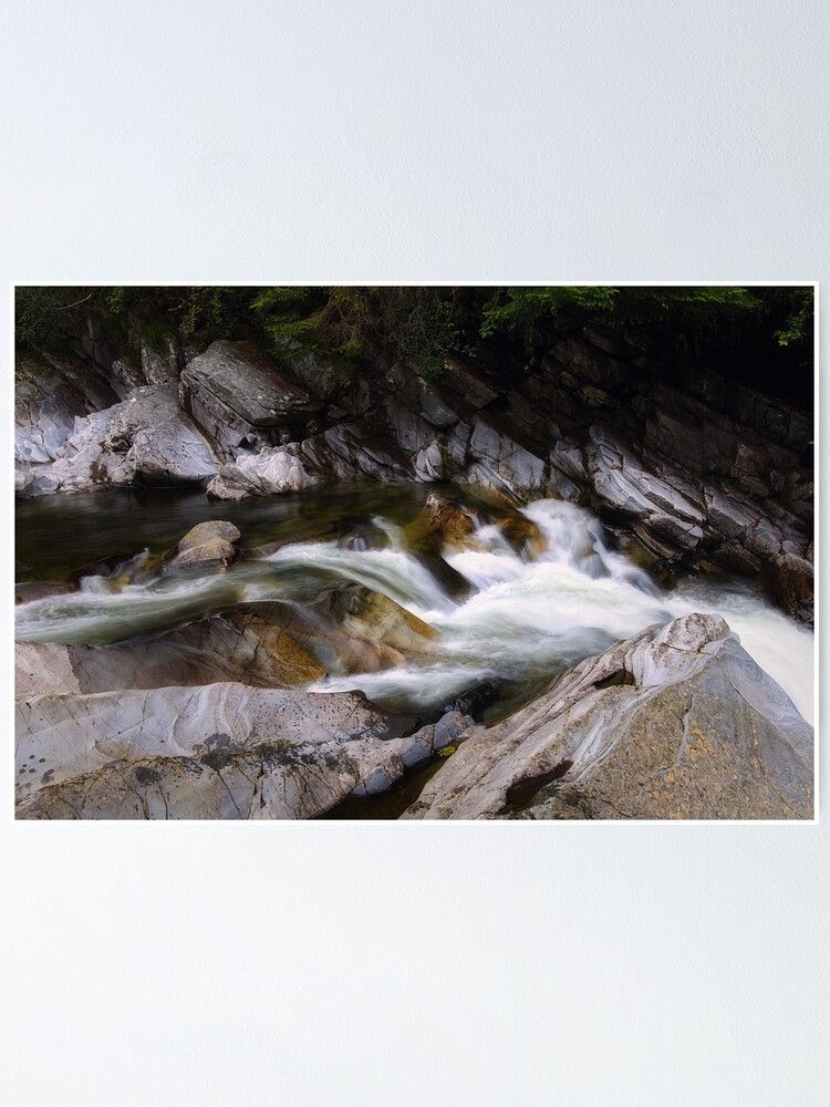 "River Garry: Rocks and Water 1" Poster for Sale by ShinyPhoto | Redbubble