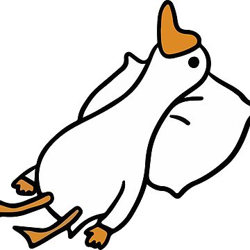 "Cute Bored Duck, sleeping " Art Print for Sale by Lexie-Art | Redbubble