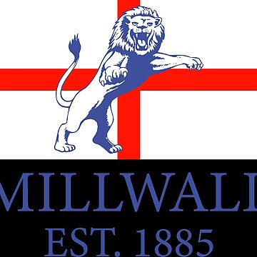 "Millwall 1885" Sticker for Sale by Footarts | Redbubble