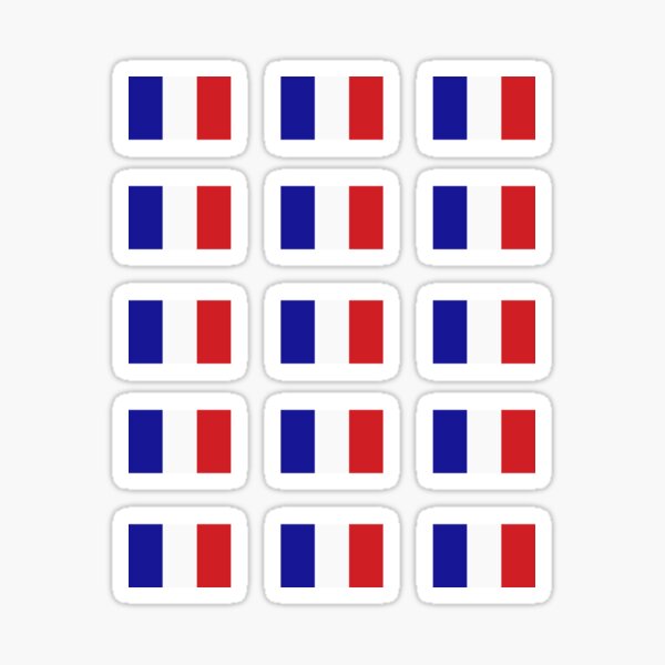 "France - French Flag Pack" Sticker for Sale by FlagsWorld | Redbubble