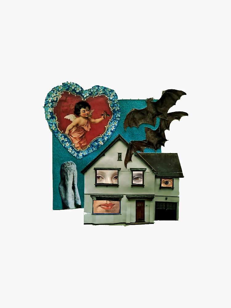 "She Herself is a Haunted House" Sticker for Sale by Eliot-Skinner ...