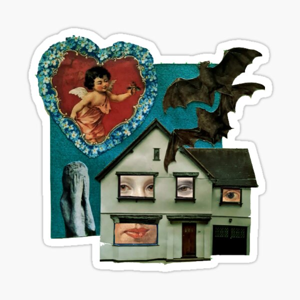 "She Herself is a Haunted House" Sticker for Sale by Eliot-Skinner ...