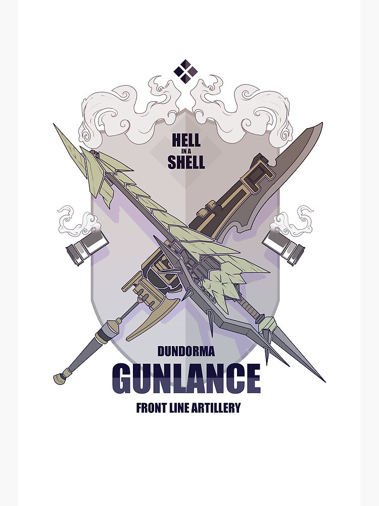 "GUNLANCER" Art Board Print for Sale by LaserLluis | Redbubble