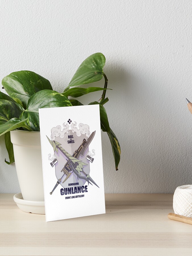 "GUNLANCER" Art Board Print for Sale by LaserLluis | Redbubble