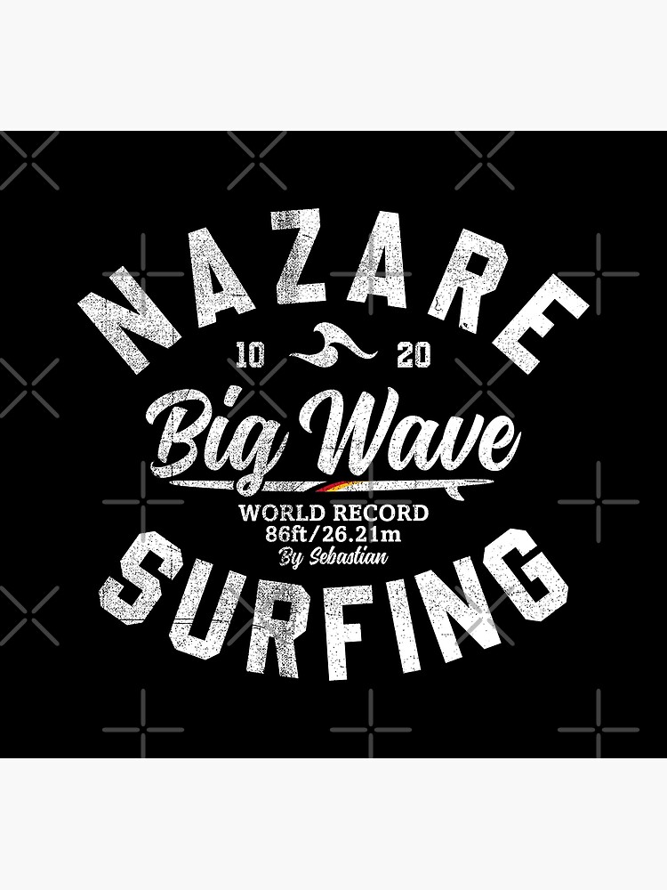 "NAZARE BIG WAVE WORLD RECORD 26.21m BY SUBGIRL" Poster for Sale by ...