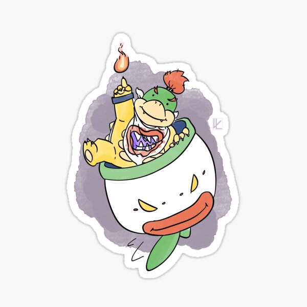 Bowser Jr Stickers | Redbubble
