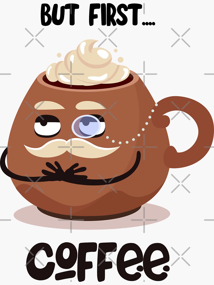 Extra Large Coffee Sticker For Sale By Hodlboss Redbubble