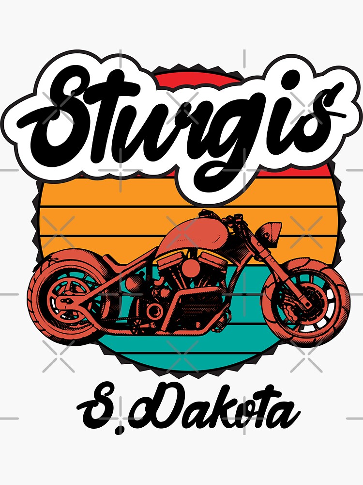 "Sturgis South Dakota" Sticker for Sale by Bokobza526 | Redbubble