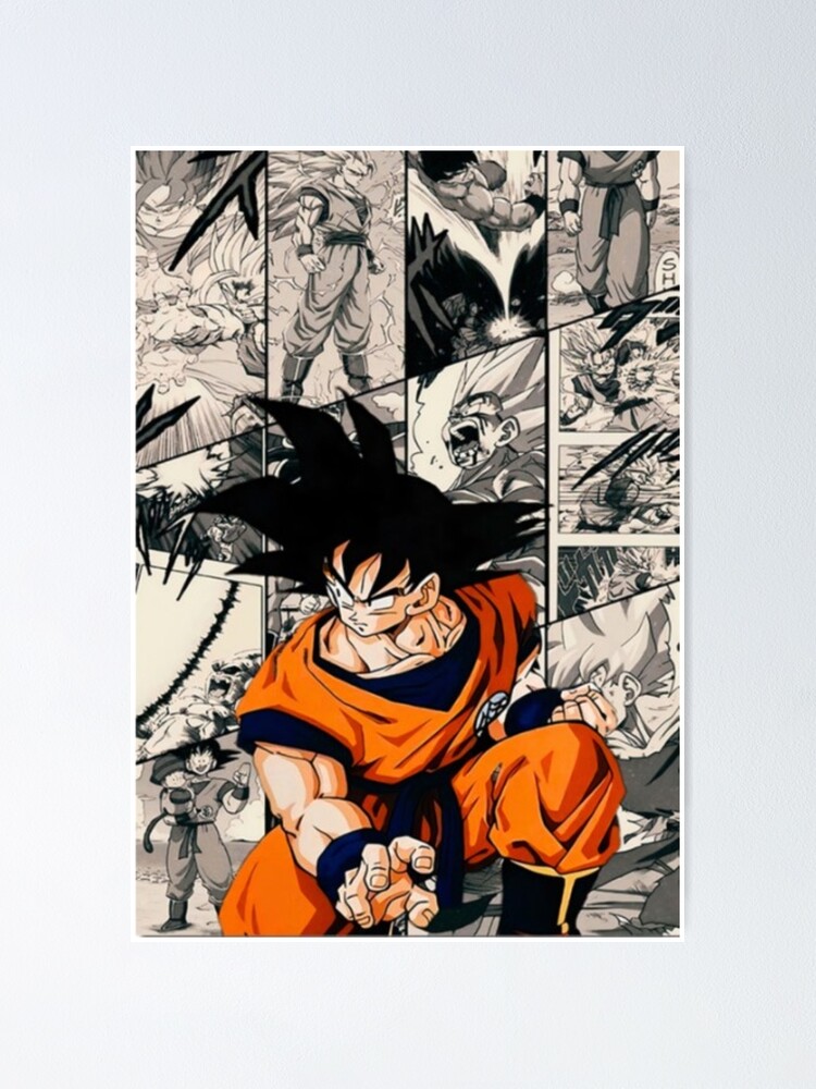"Dragon Ball Z : GOKU" Poster for Sale by BOUNTIEANIME | Redbubble
