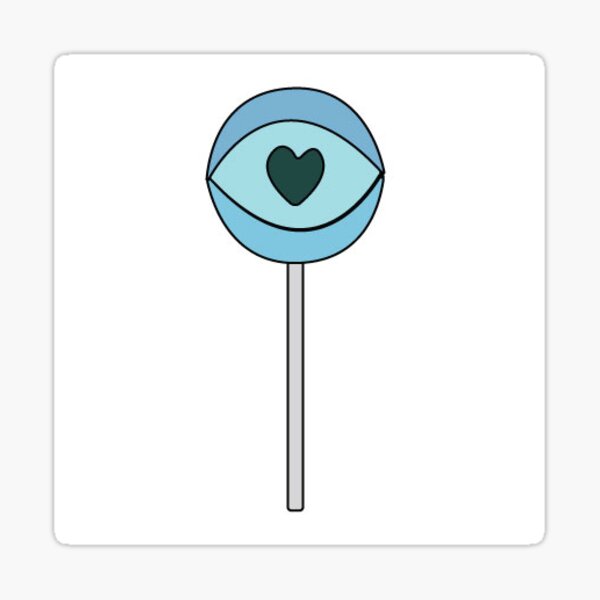 "Teal green Eye candy" Sticker for Sale by UGLYSWAG | Redbubble
