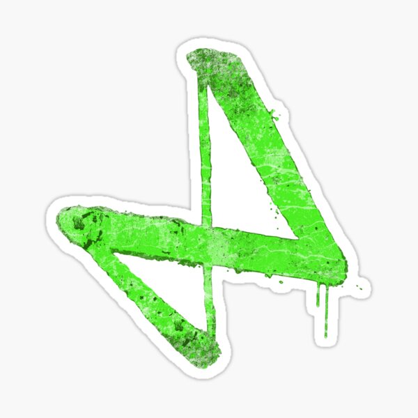 "Grunge Ekko symbol" Sticker for Sale by Ishtamari | Redbubble