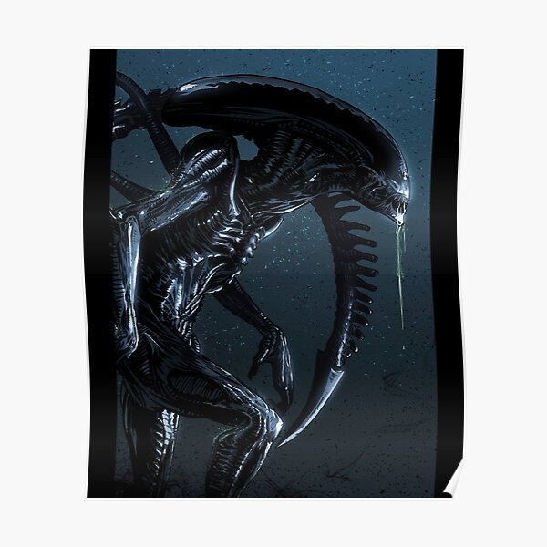 "Xenomorph Alien Poster" Poster for Sale by gruetthetz3 | Redbubble