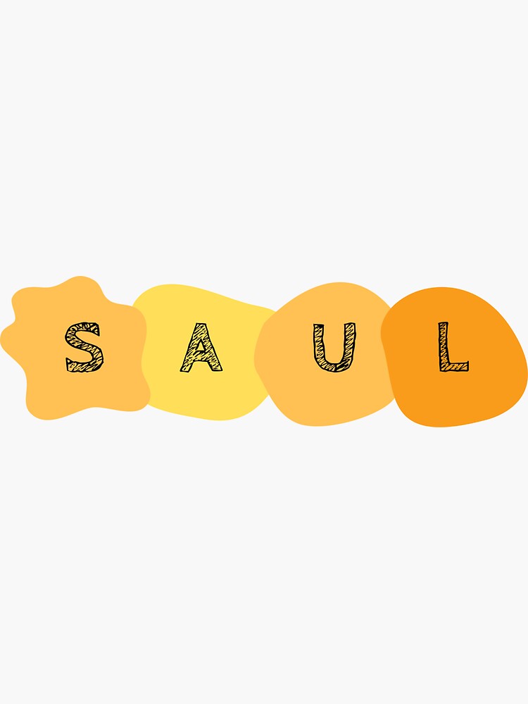 "Saul - Name " Sticker for Sale by Name-Bubble | Redbubble