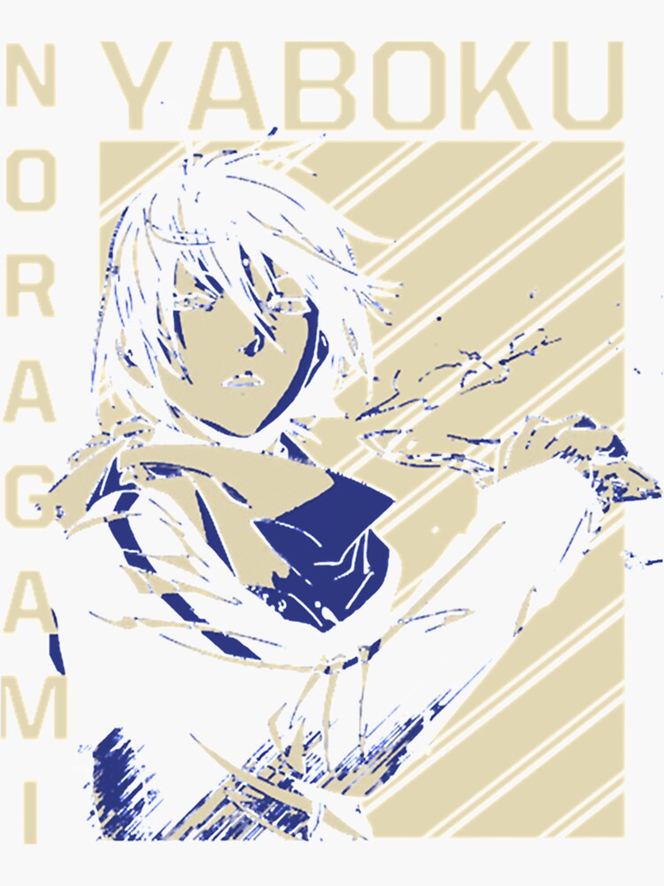"Yaboku vintage art anime noragami Classic " Sticker for Sale by ...