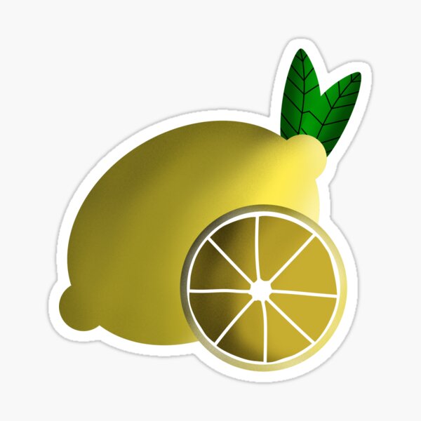 "Citron Sticker " Sticker for Sale by Arty-Johannes | Redbubble