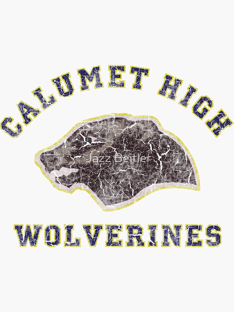 "Calumet High Wolverines (Red Dawn)" Sticker for Sale by ...