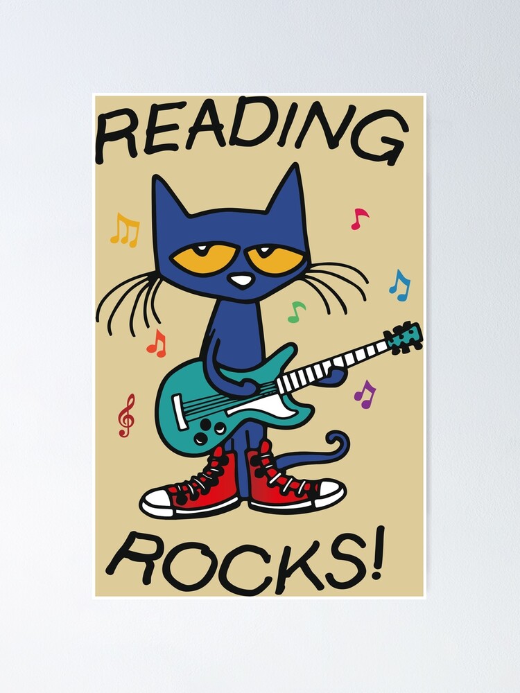 "Pete the cat" Poster for Sale by BloogaFruk | Redbubble