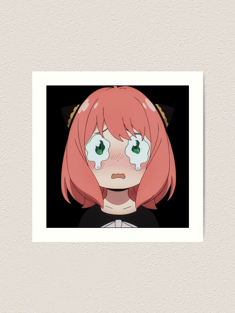 "Anya Forger crying - SPY X FAMILY" Art Print for Sale by SM3KM | Redbubble